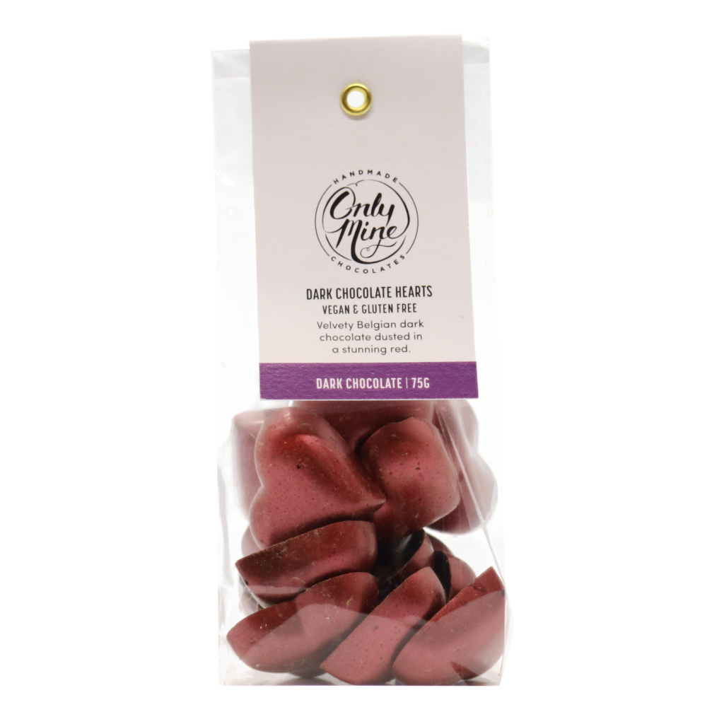 Dark Chocolate Hearts - Only Mine